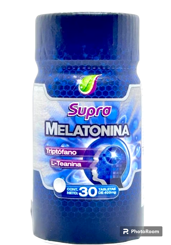 Supra Melatonina 30 tabs – SaviaBalance